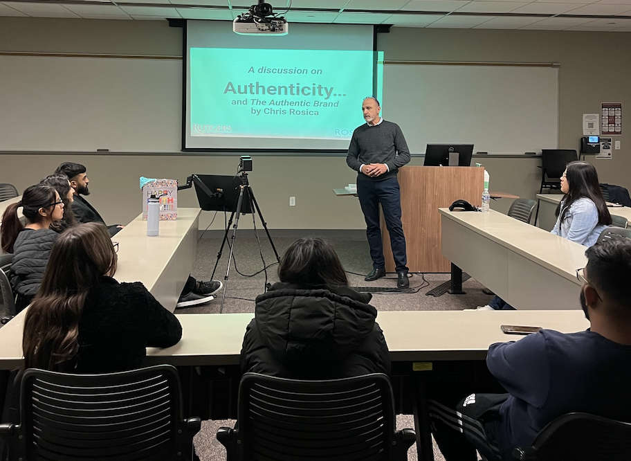 Chris Rosica Speaks at Rutgers Newark, Donates 100 Copies of His First ...
